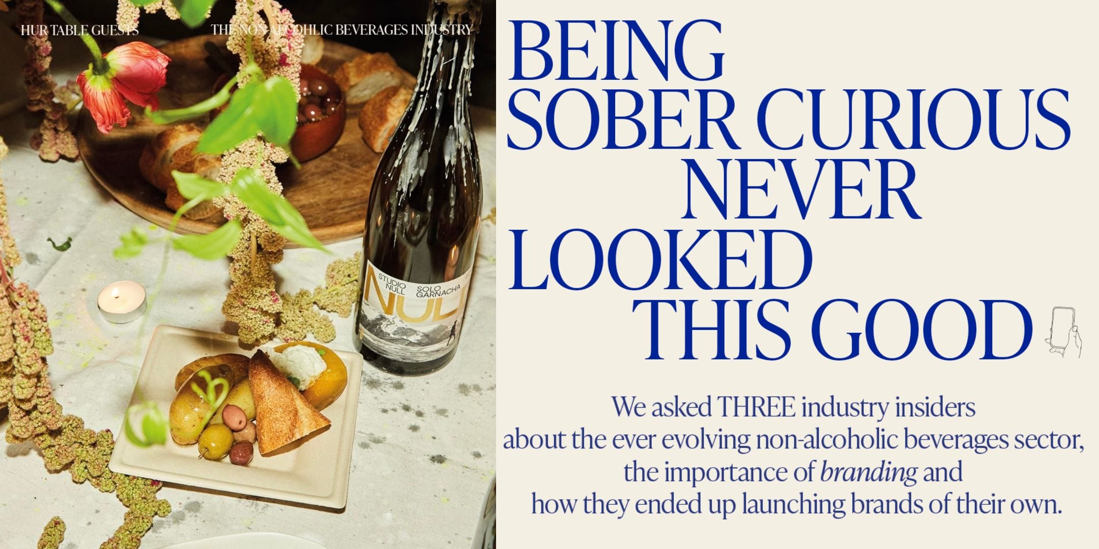 HUR Table Guests - The Non-Alcoholic Beverages Industry