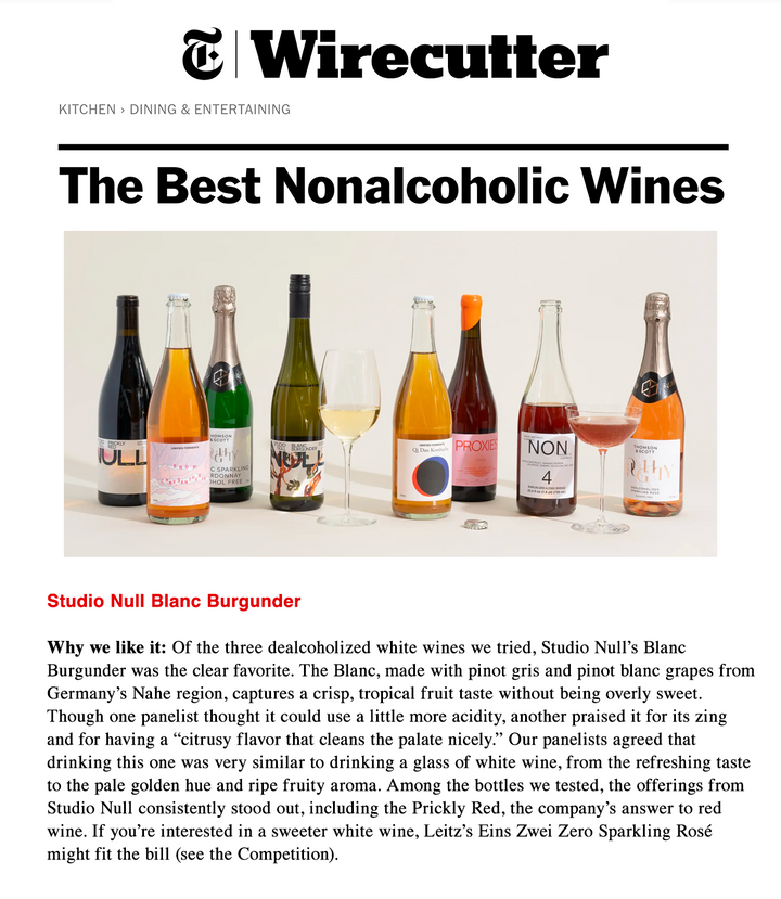 Press for Null Wines