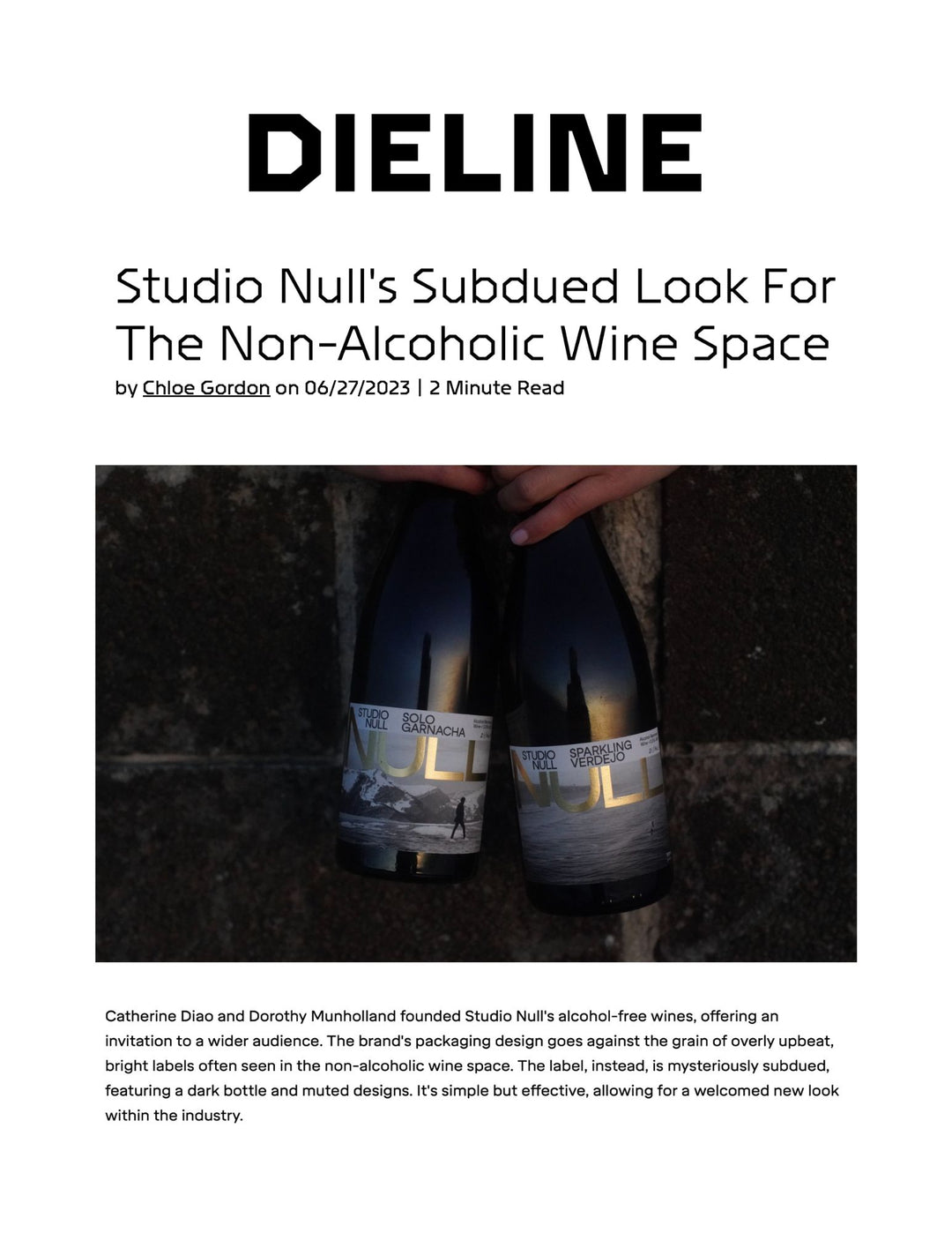 Press for Null Wines