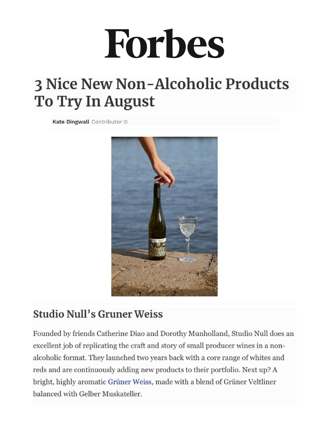 Press for Null Wines